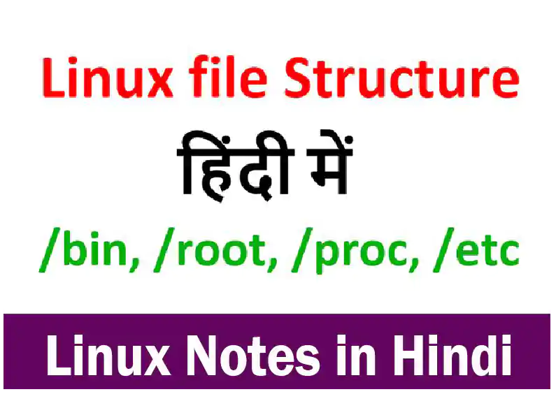 Linux File Structure In Hindi || Linux File System In Hindi || Directory Structure In Linux ...
